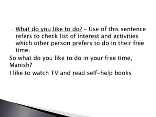 Frequently used sentences in english.com