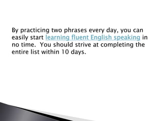 Frequently used sentences in english.com