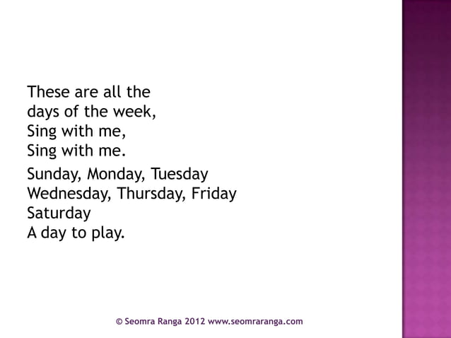 Songs to the Tune of Frere Jacques | PPTX | Weather | Science