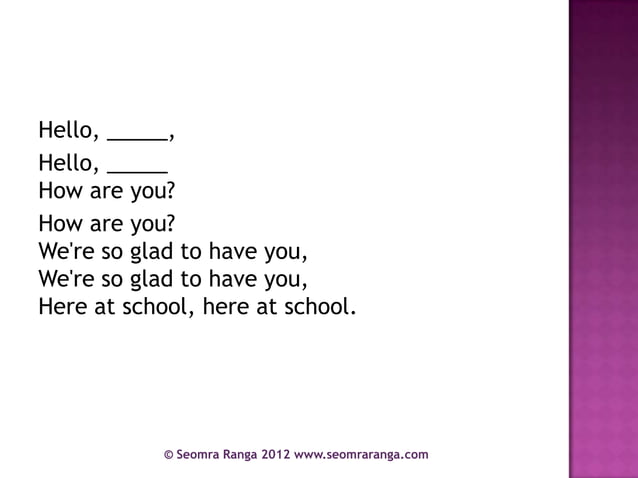 Songs to the Tune of Frere Jacques | PPTX | Weather | Science