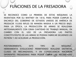Fresadora y sus Funciones | PPTX
