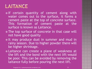 Fresh concrete | PPT