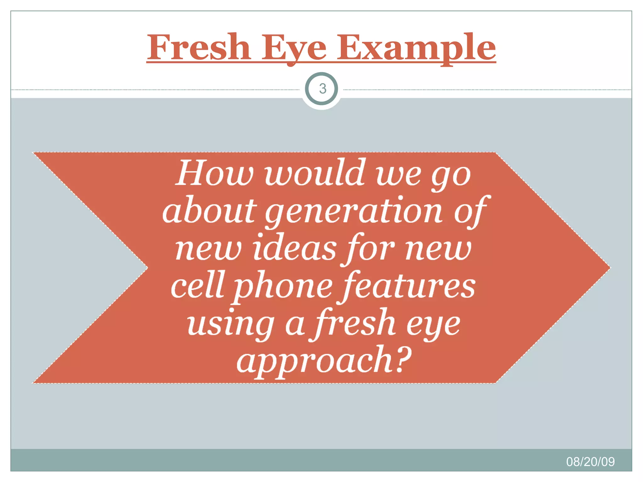 Fresh Eye Tool Campbell | PPT