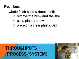 Fresh buco juice | PDF