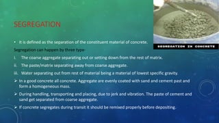 Fresh concrete for civil engineering | PPT
