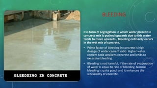 Fresh concrete for civil engineering | PPT