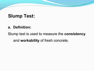 Fresh concrete tests | PPT