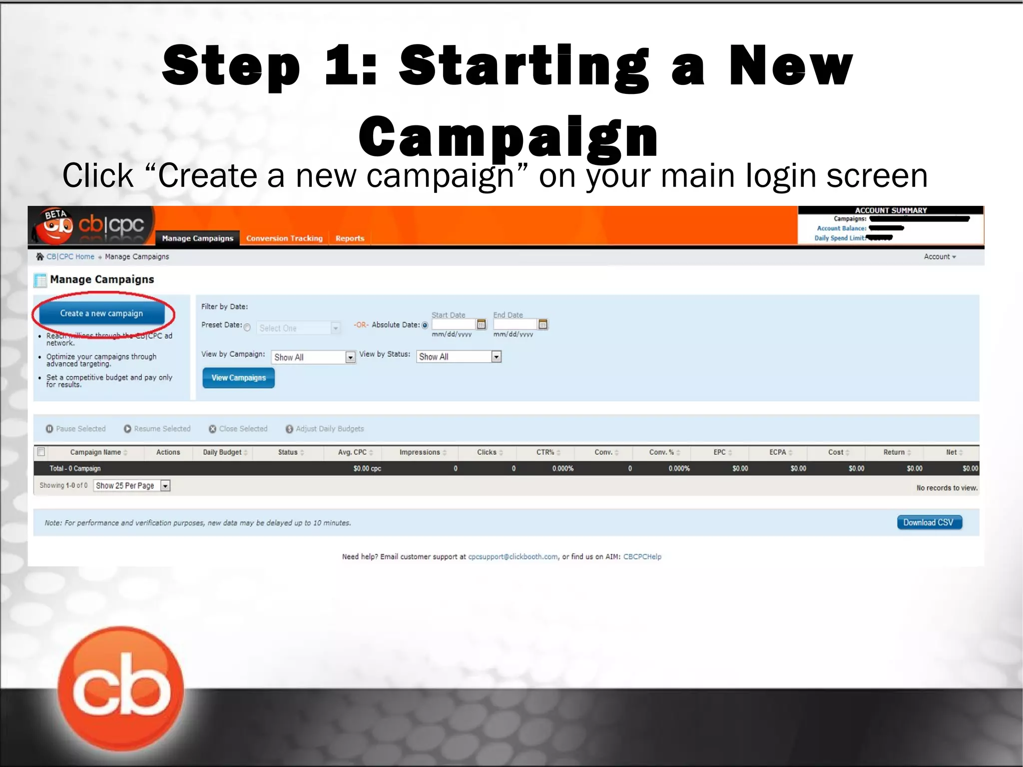 How to Create a Campaign | PPT