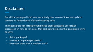Fresh Laravel packages - September 2016 | PPT