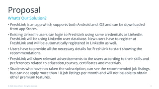 FreshLink - A Product Vision | PPSX