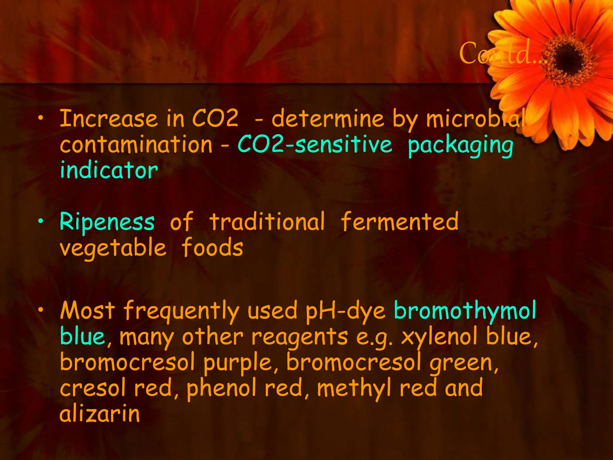 freshness indicators in food processing & preservation | PPT