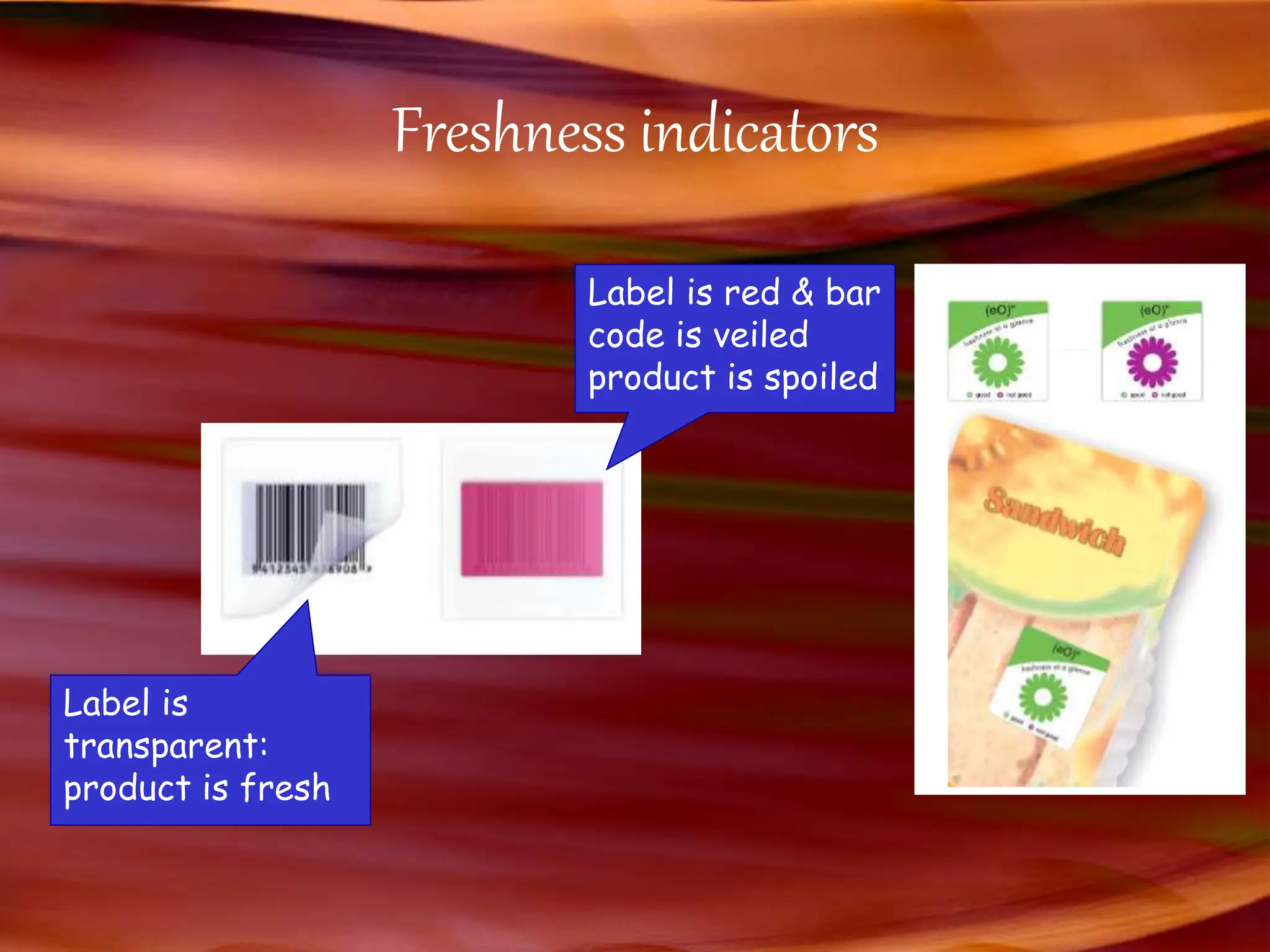 freshness indicators in food processing & preservation | PPT