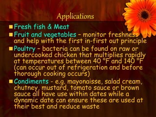 freshness indicators in food processing & preservation | PPT
