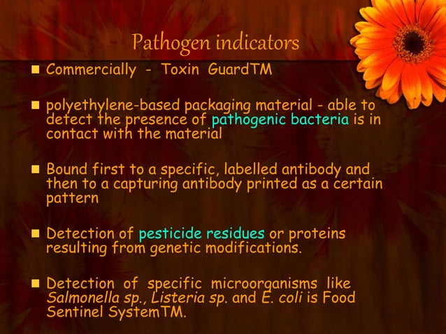 freshness indicators in food processing & preservation | PPT