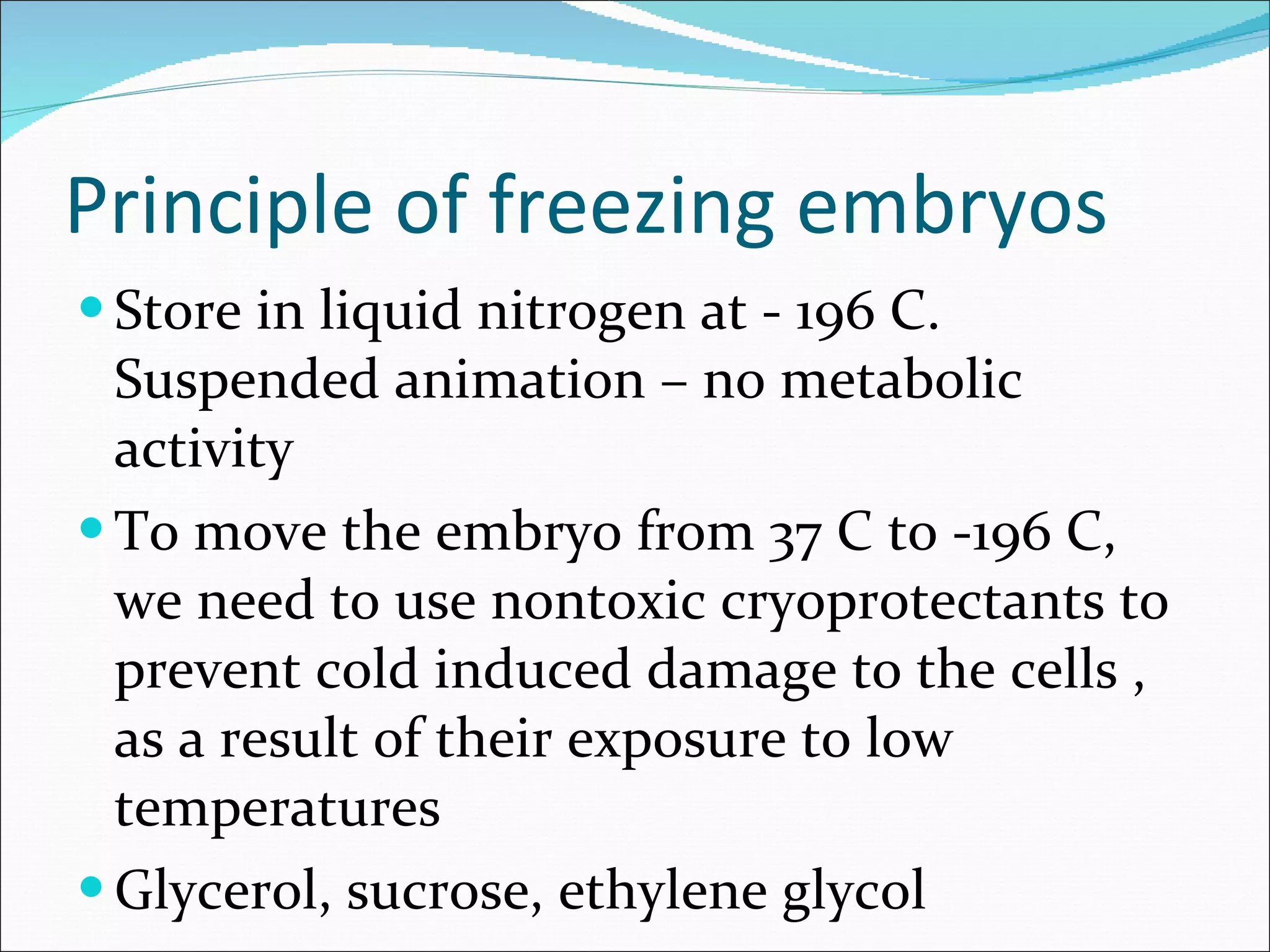 Fresh or frozen embryos – which are better | PPT