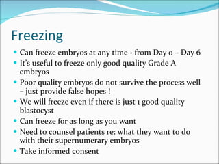 Fresh or frozen embryos – which are better | PPT