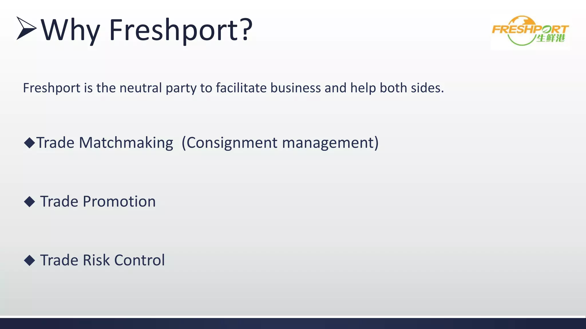 Freshport system | PPTX