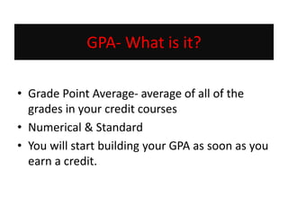 Freshman Introductory Guidance Presentation | PPT