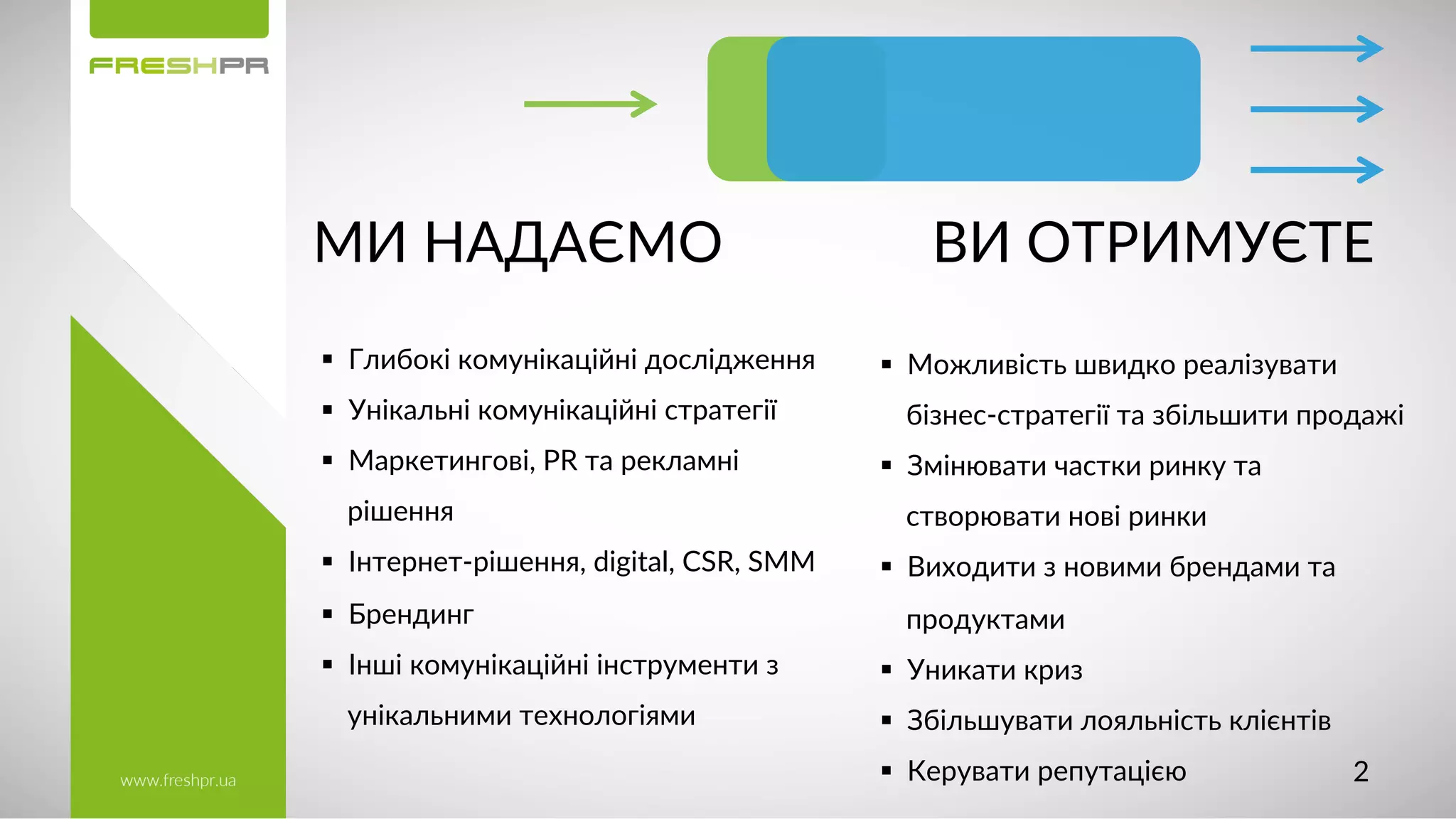 FRESHPR basic presentation (2016) | PPT