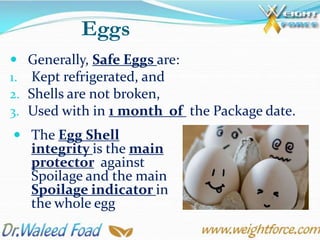 Fresh, stale and spoilt eggs : Nutrition & Food hygiene | PPTX