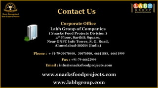 Fresh tapioca chips snacks production line | PPTX