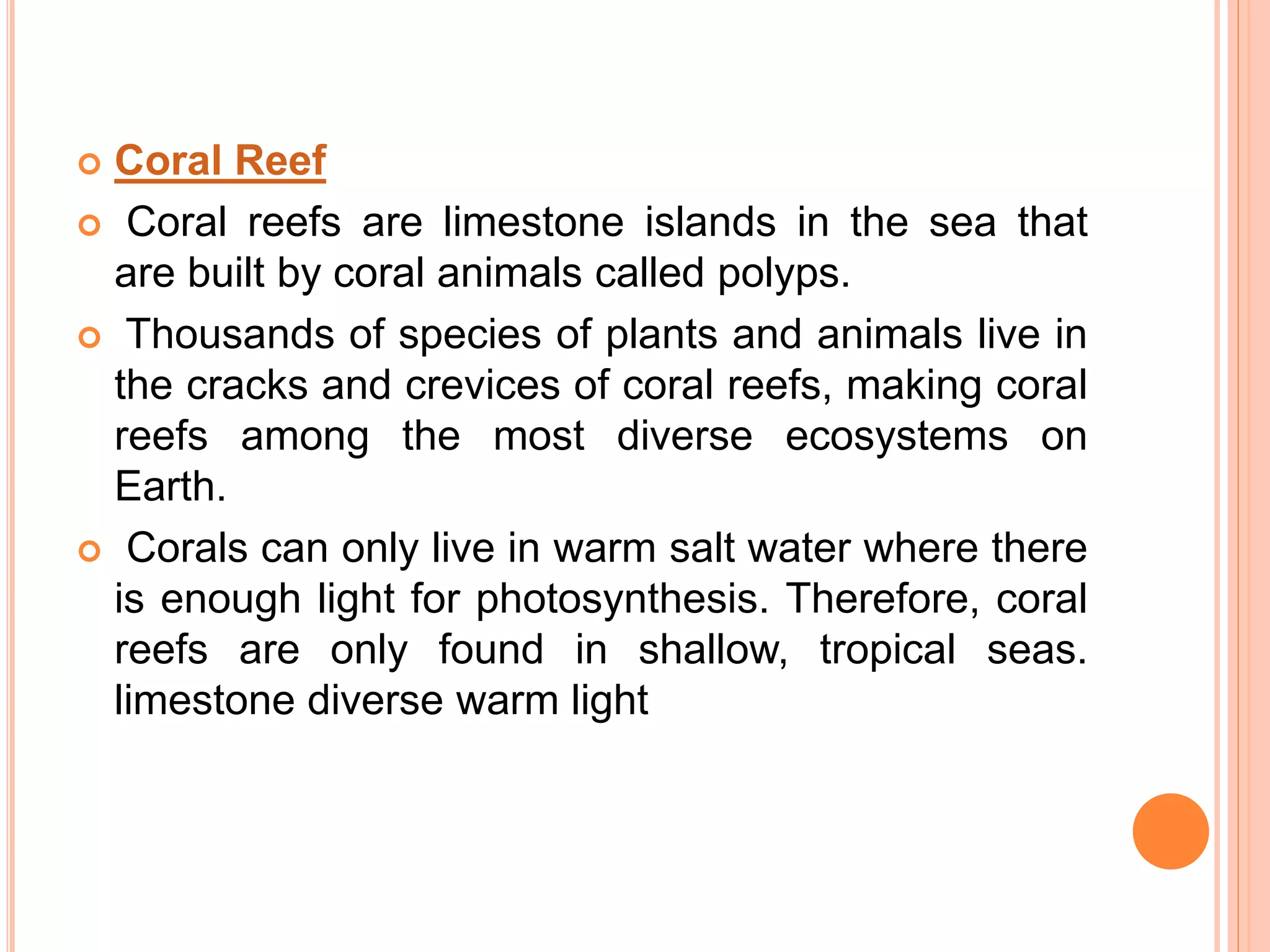 Fresh water and marine ecosystems | PPTX
