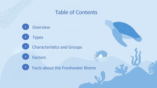 Freshwater Biome Types, Characteristics and Factors | PPTX