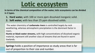 FRESH WATER ECOSYSTEM msc zoology and all | PPTX