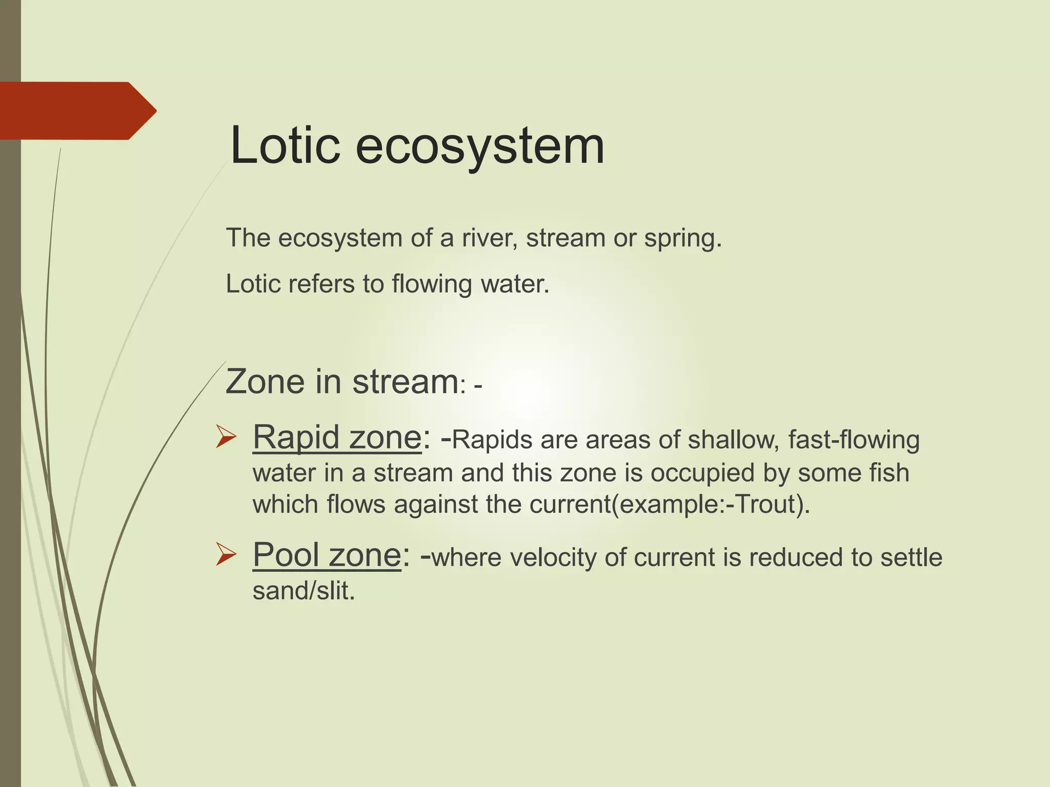 Freshwater ecosystem | PPTX