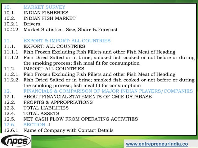 Fresh water fish processing | PPT