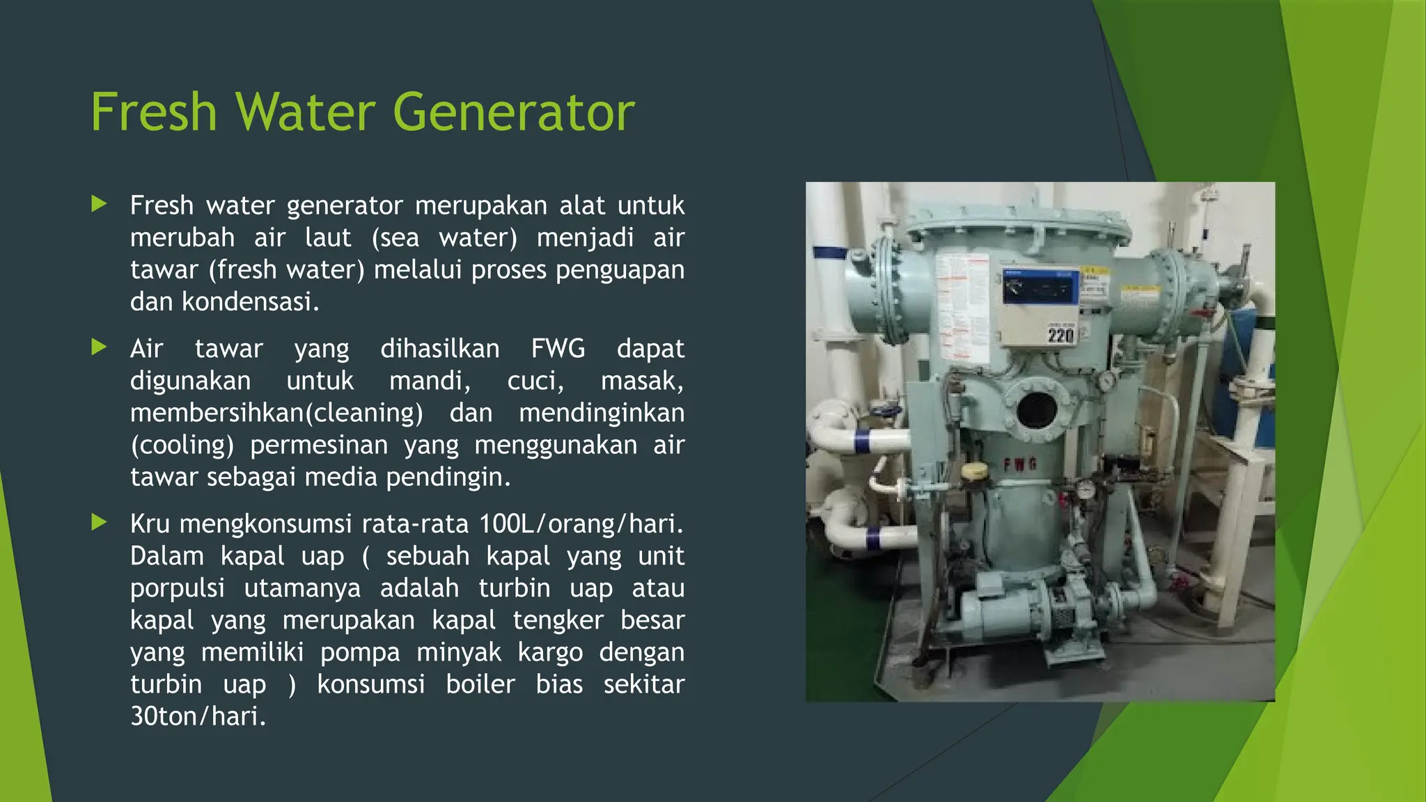 Fresh Water Generator Tipe Submerge Tube (Shell.pptx