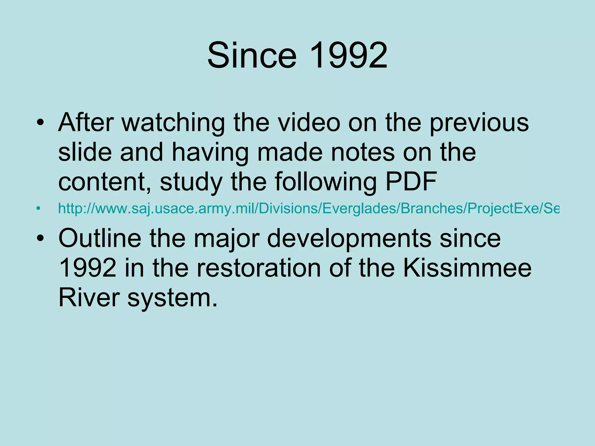 IB Geography Freshwater wetland management | PPT