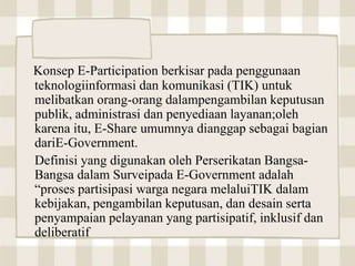 E-PARTICIPATION | PPT