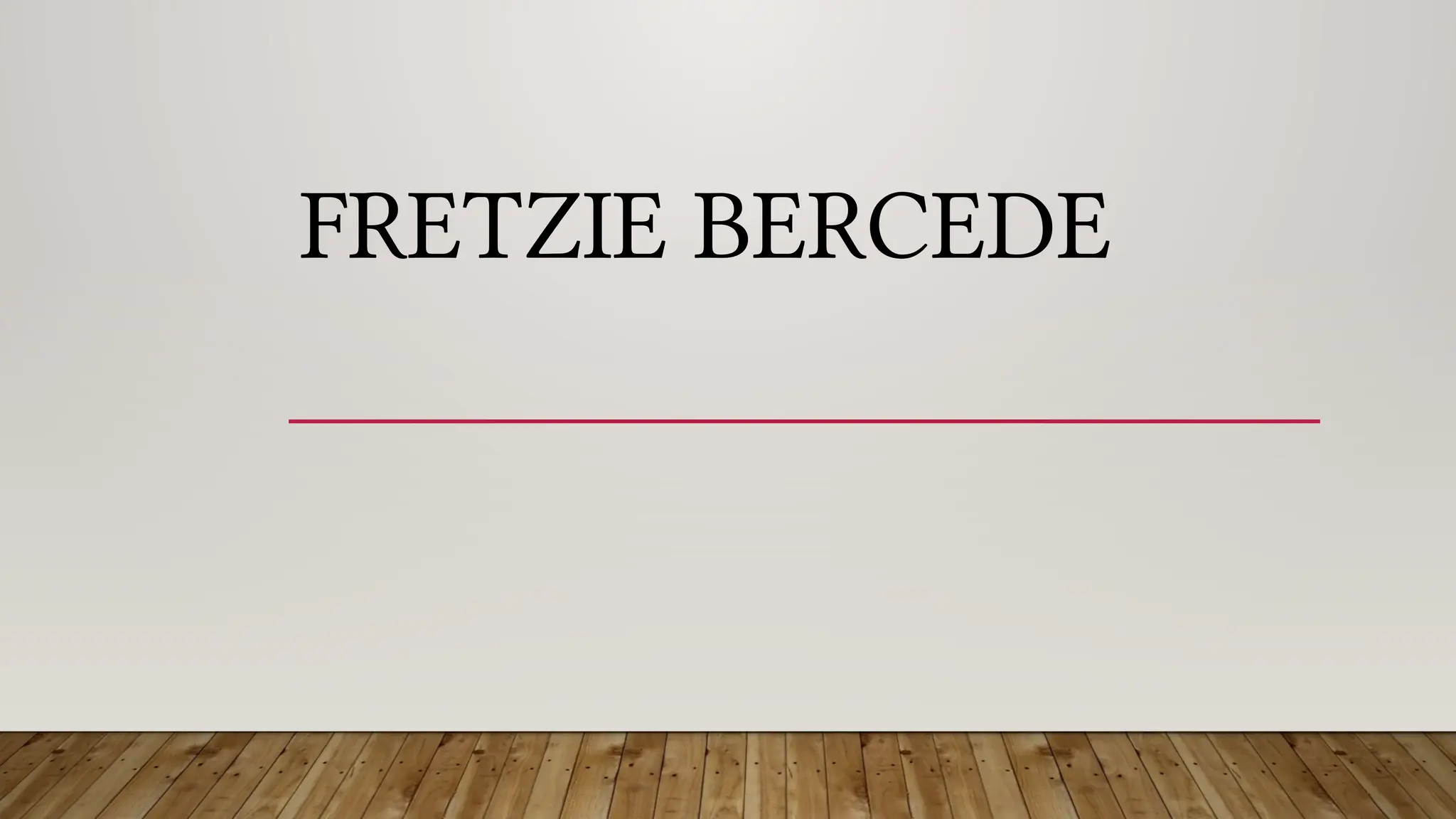 Fretzie Bercede Biography, Early Life, Career.pptx