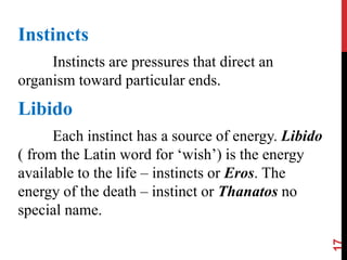 psycho-analytical approach by sigmund freud | PPTX