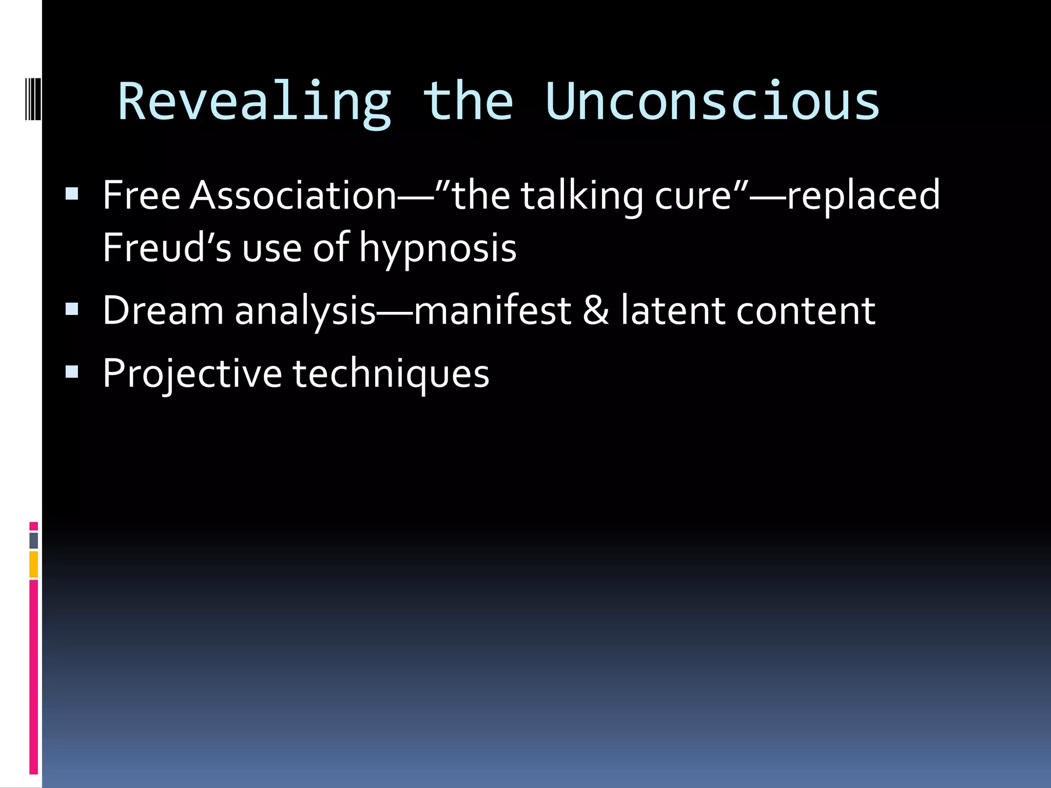 Sigmund Freud-Psychoanalytical theory | PPTX