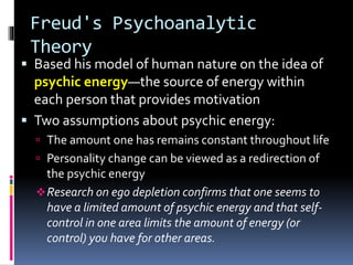Sigmund Freud-Psychoanalytical theory | PPTX