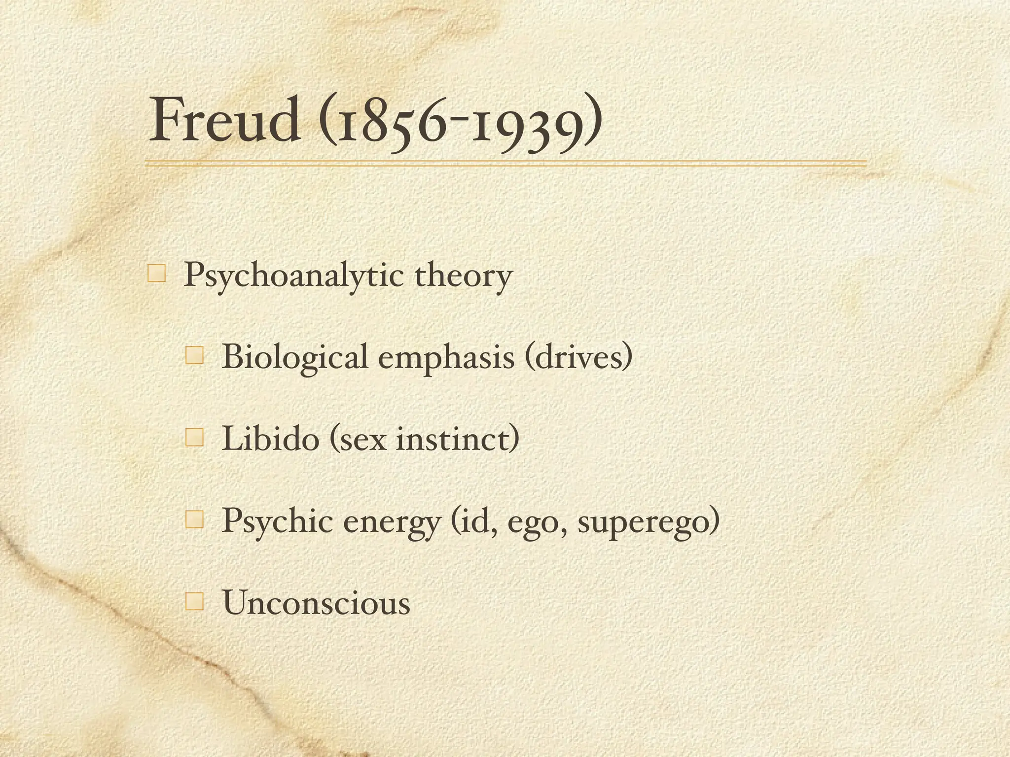 freud's psychoanlytic theory matters all the timers | PPT