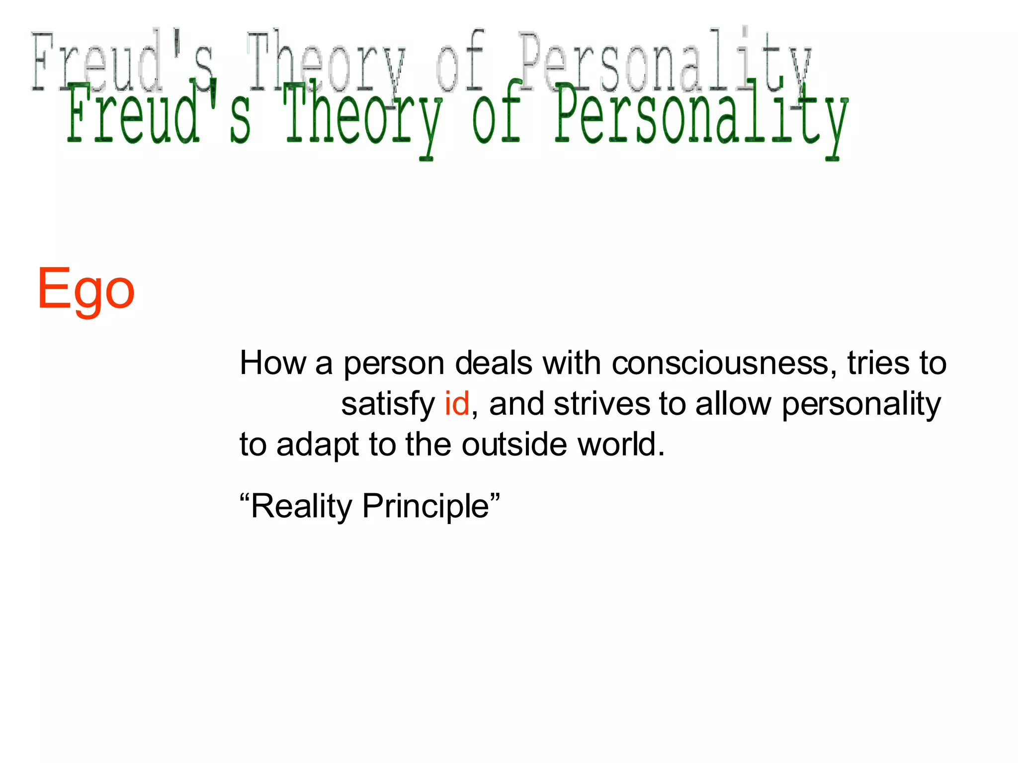 Freud Power Point | PPT