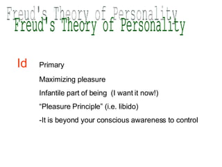 Freud Power Point | PPT