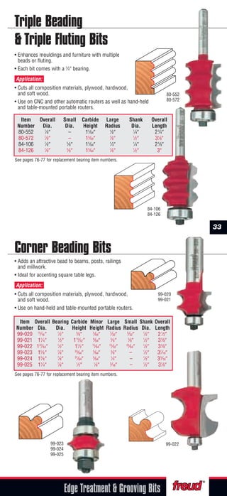Freud Precision Router Bits | PDF