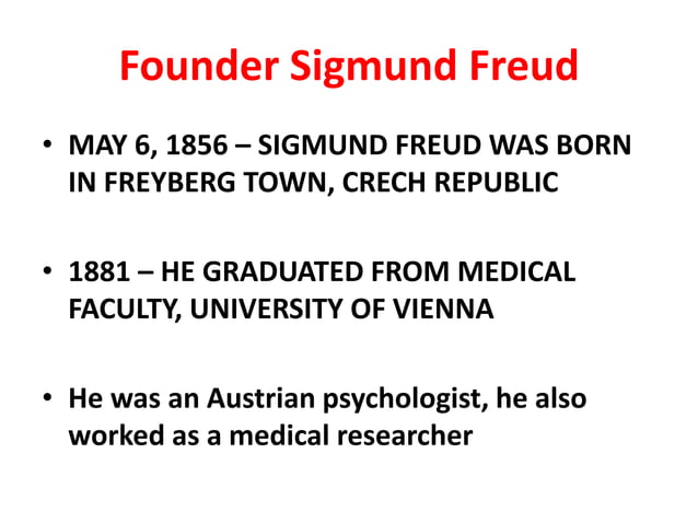 Freud and neo freudians | PPTX