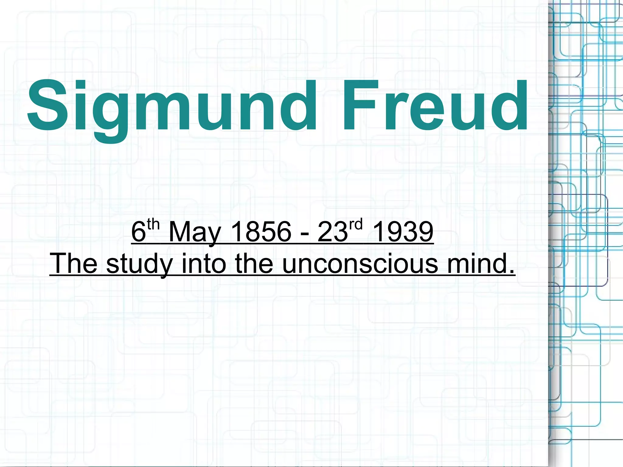 Freudian theories - dreams etc | ODP