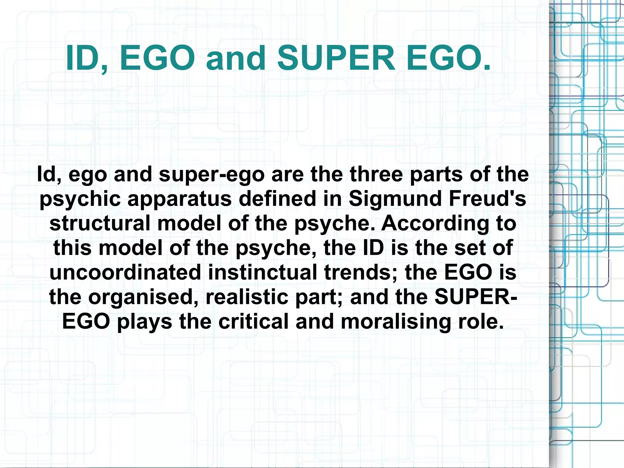 Freudian theories - dreams etc | ODP