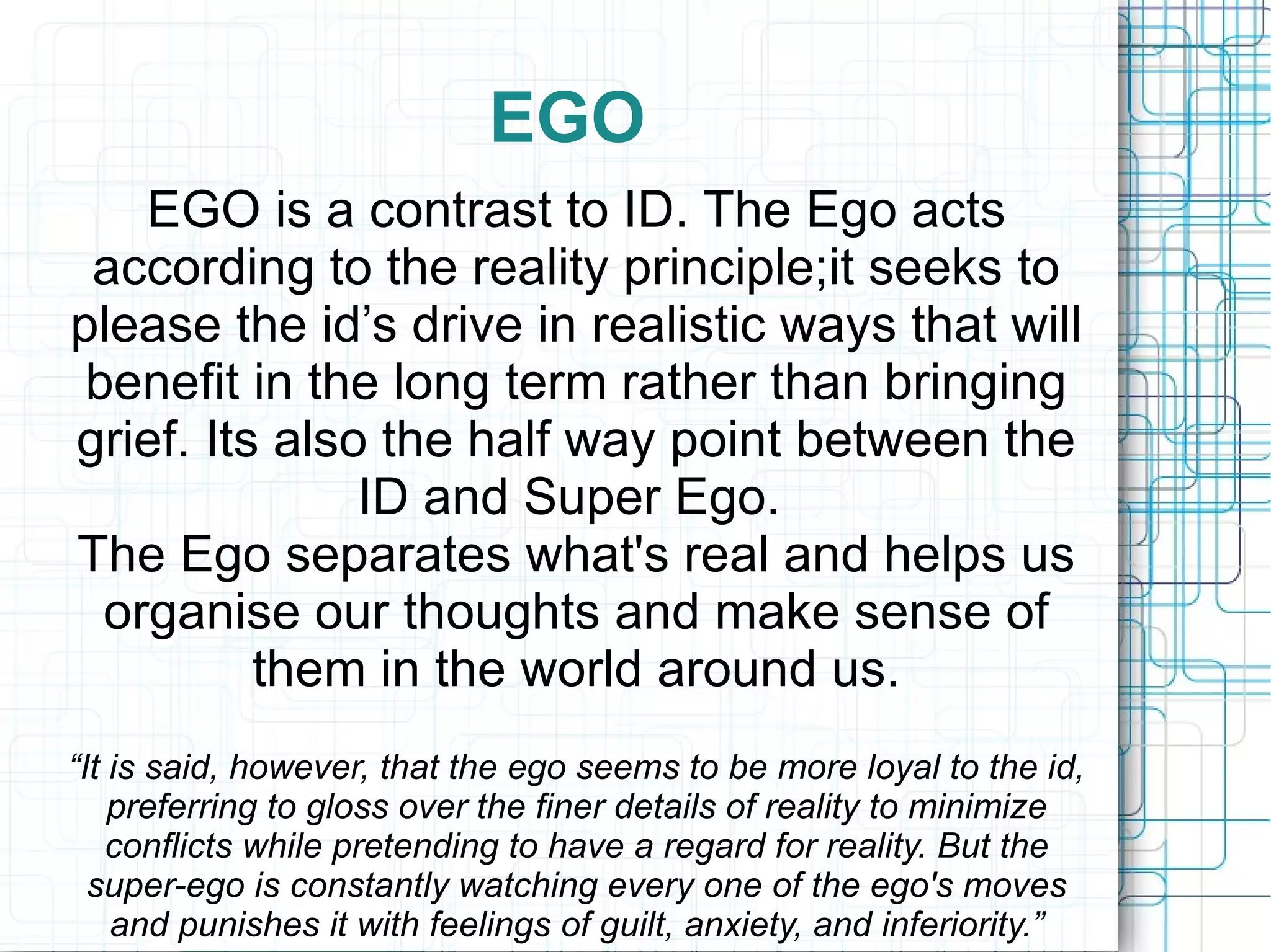 Freudian theories - dreams etc | ODP