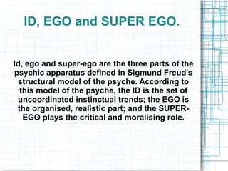 Freudian theories - dreams etc | ODP