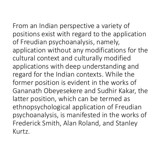 Freudian Psychoanalysis And Indian Psychology- Indica Today,Shastraas ...