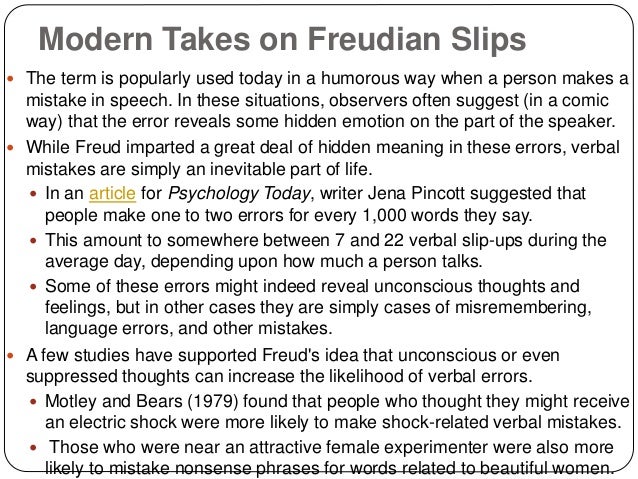 Freudian slip