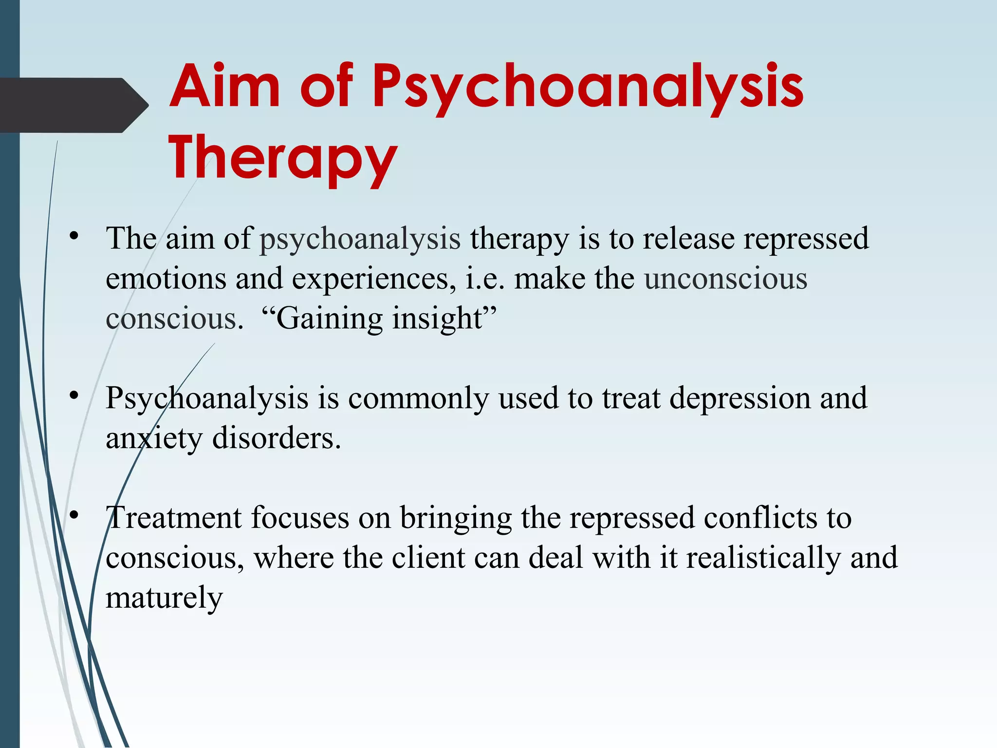 Freud & Psycoanalysis Therapy | PPT