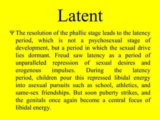 Freud's Psychosexual Theory of Development | PPTX